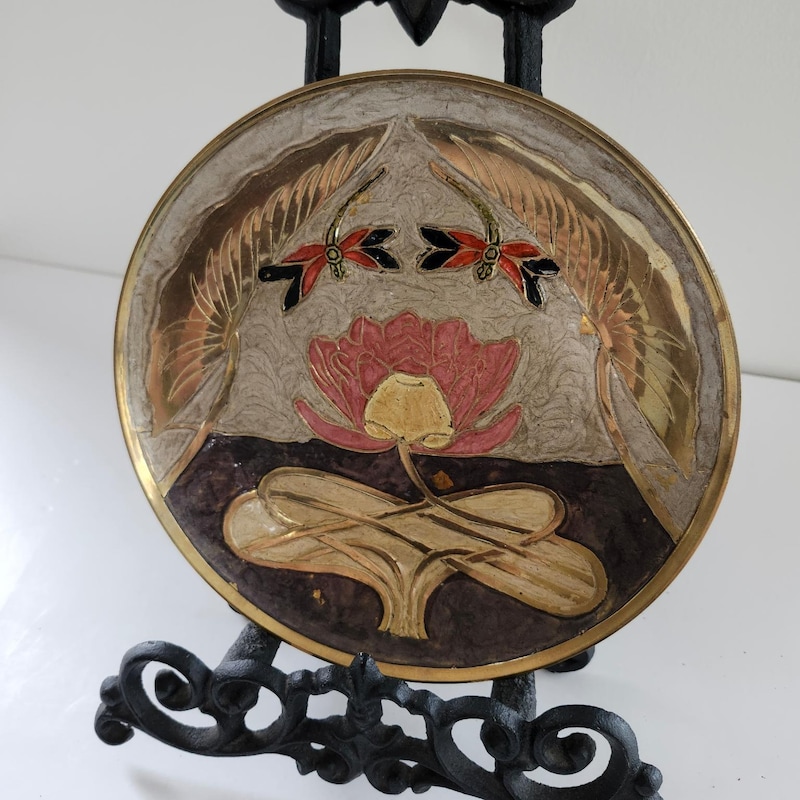 Asian Lotus Plate - Etsy