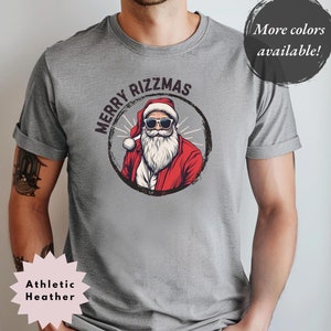 Funny Santa Rizz Shirt, Rizz Tshirt, Rizz Santa, Merry Rizzmas, Cool ...