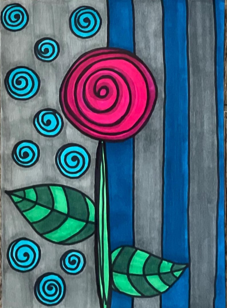 Floral Zentangles - Etsy