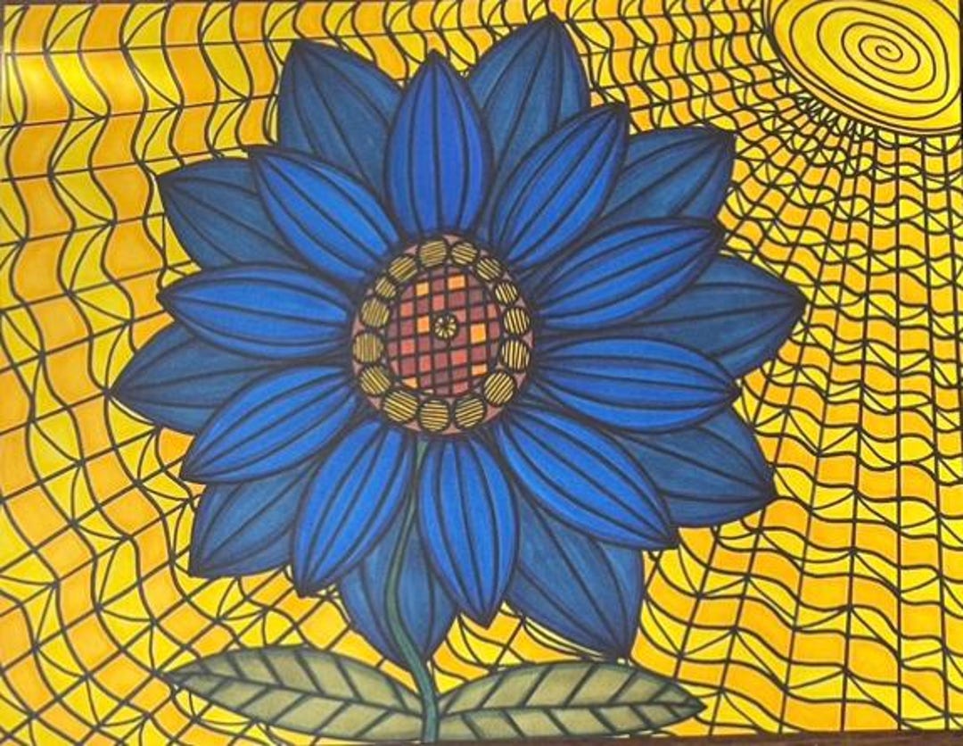 Floral Zentangles Art Set 3 - Etsy