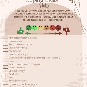 Finding and Rating Coping Skills - Etsy