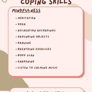 Types of Coping Skills - Etsy