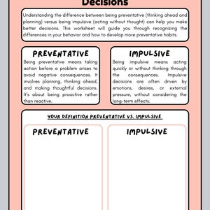 Preventative VS Impulsive - Etsy