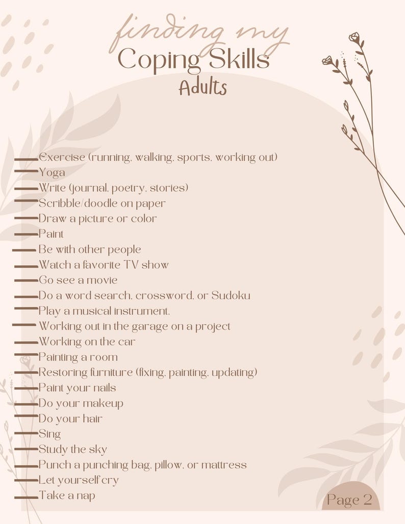 Finding and Rating Coping Skills - Etsy
