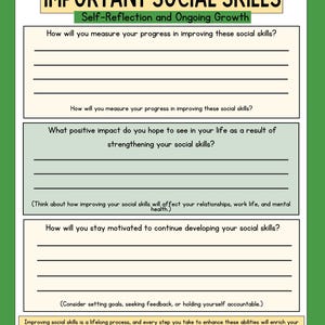 Important Social Skills - Etsy
