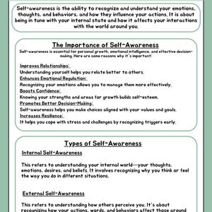 Self-awareness - Etsy