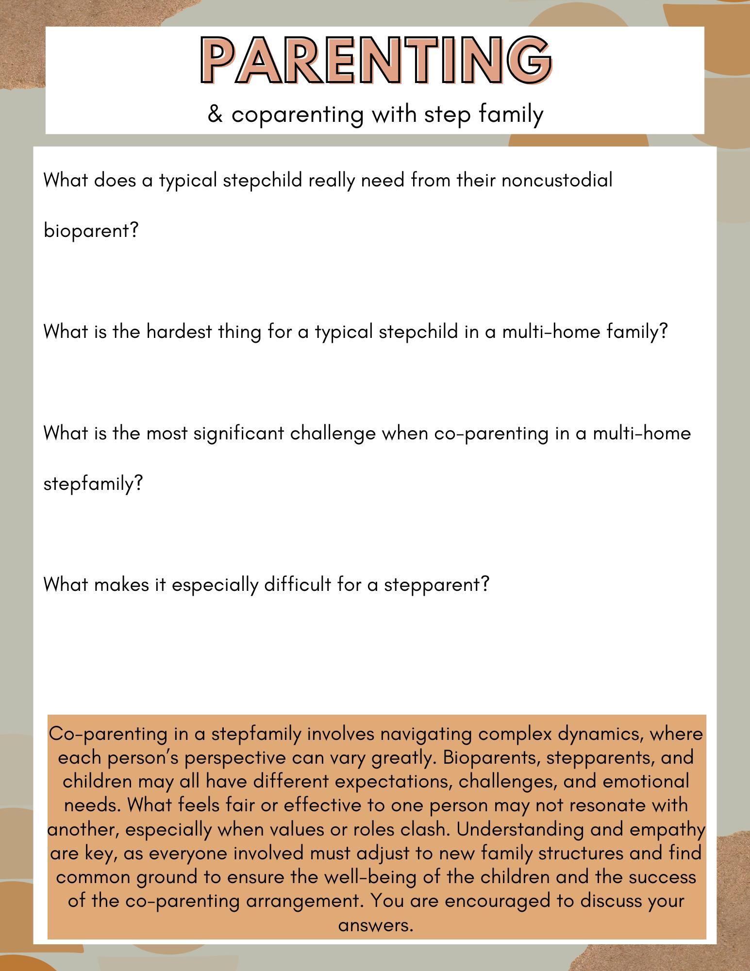 Parenting Values Questionnaire - Etsy
