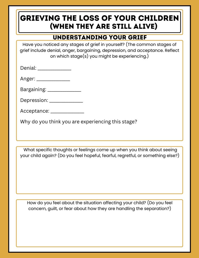 Grieving the Loss of Your Children (when They Are Still Alive) - Etsy