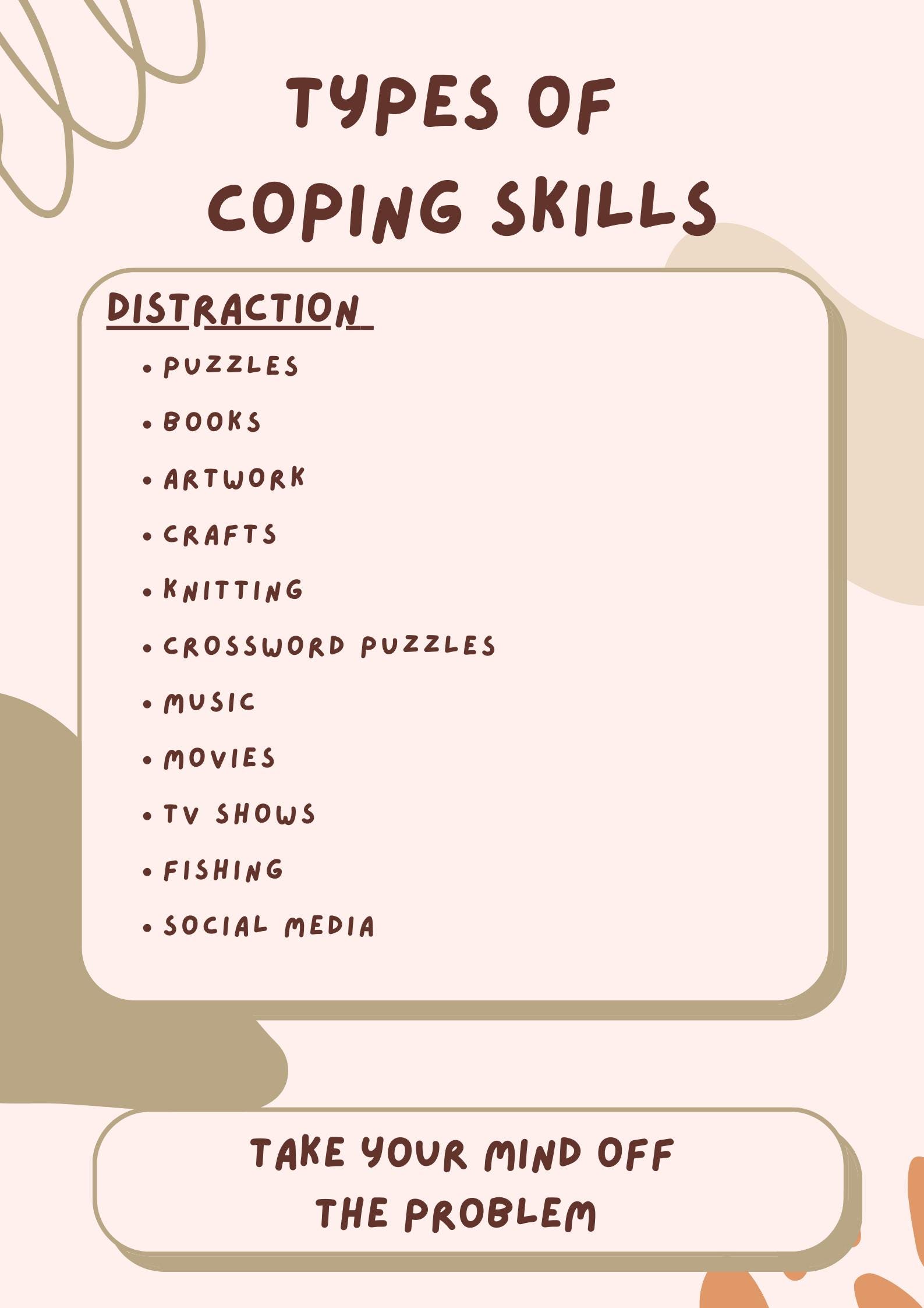 Types of Coping Skills - Etsy