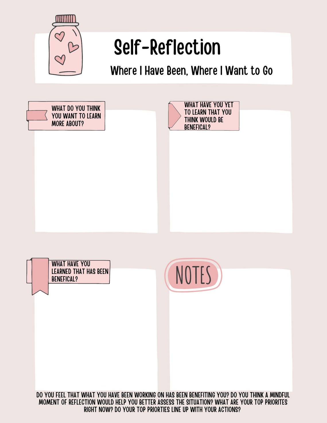 Self-reflection Journaling - Etsy