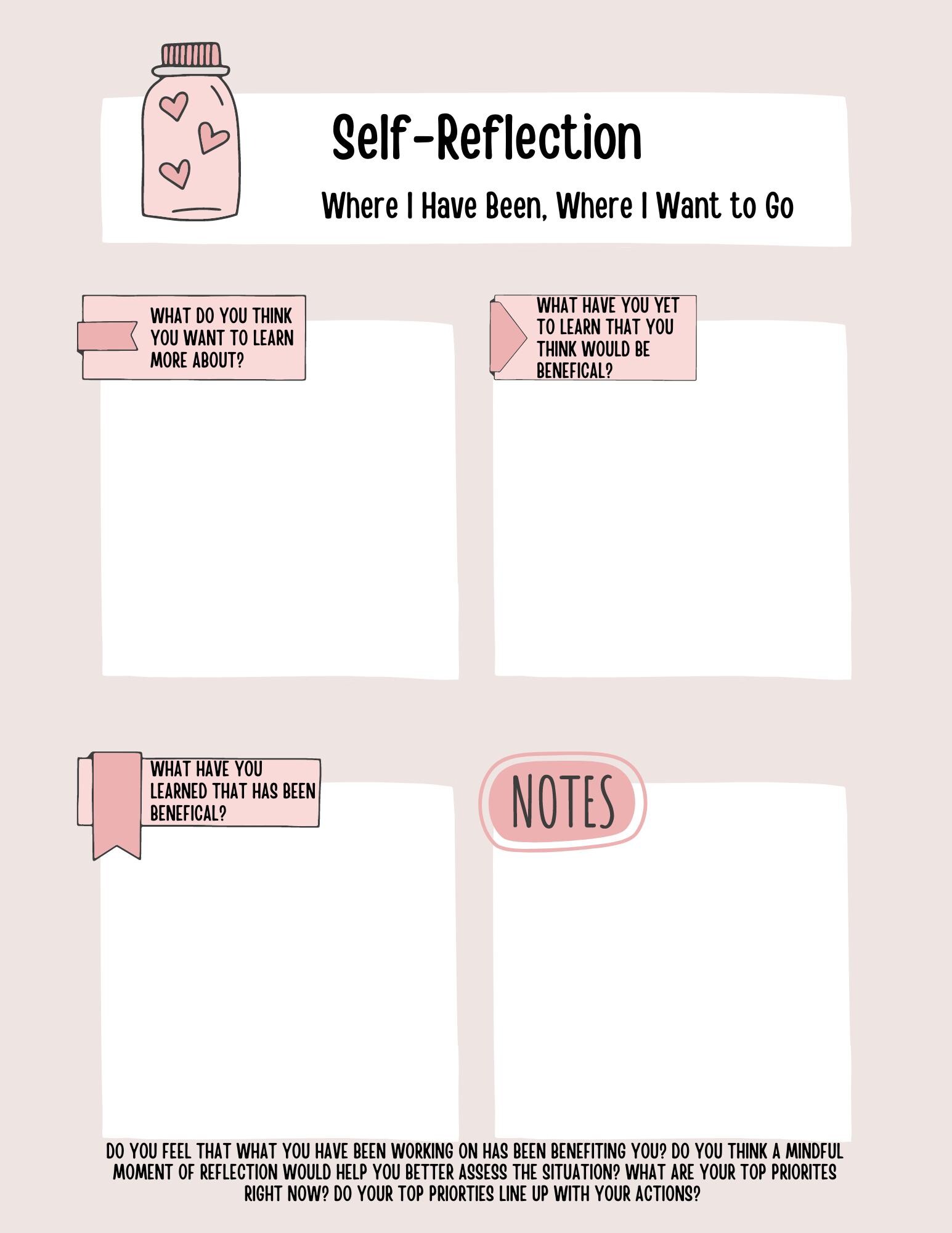 Self-reflection Journaling - Etsy