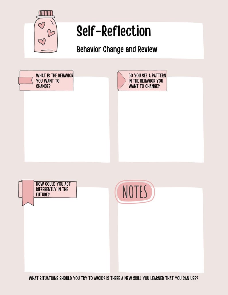 Self-reflection Journaling - Etsy