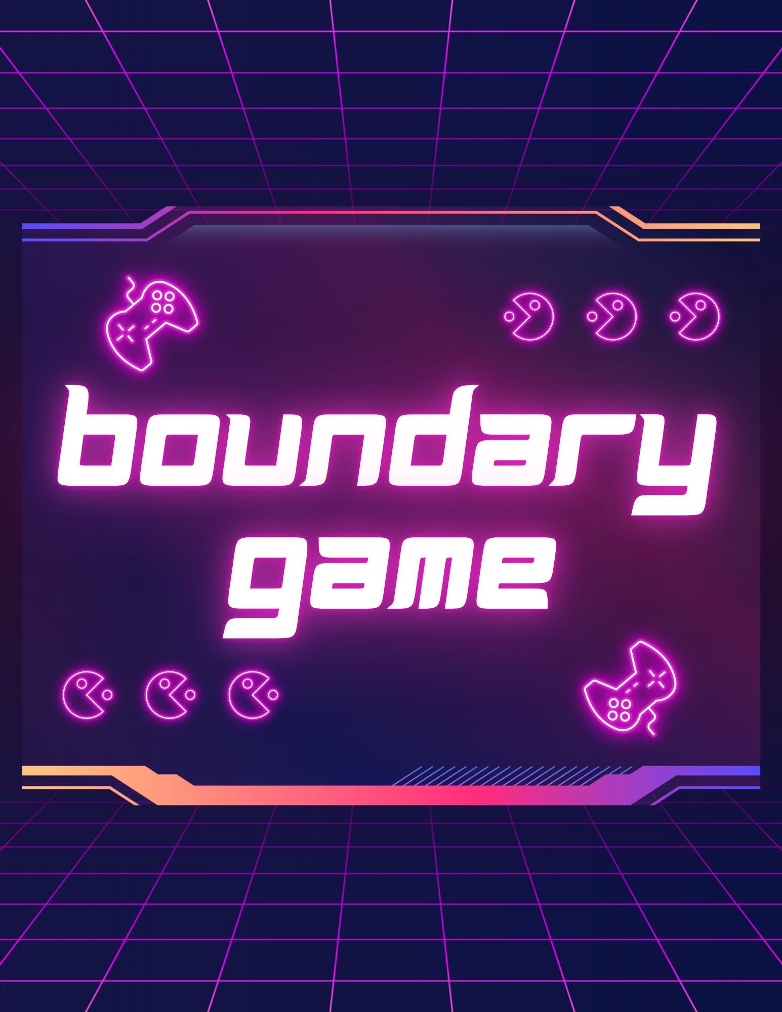 Boundary Game Worksheet - Etsy