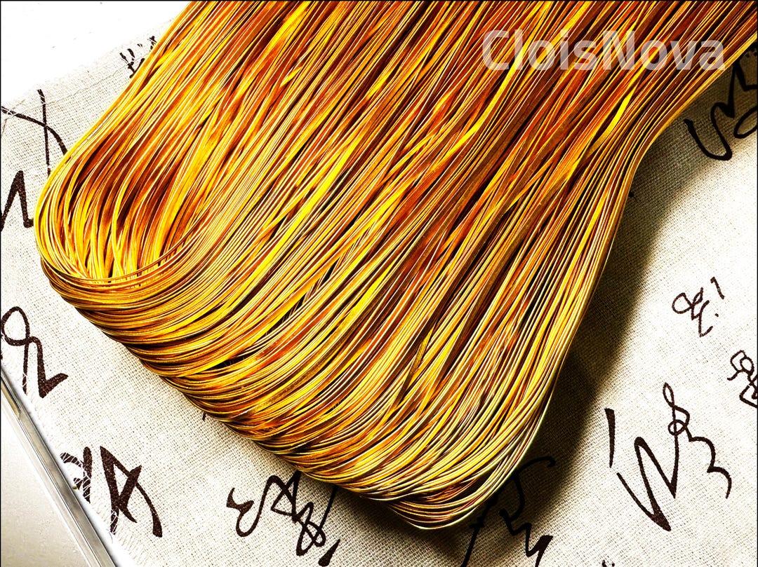 Cloisonne Golden Wire, 0.5x1.5mm, Jewelry Wire,flexible Aluminum Flat ...