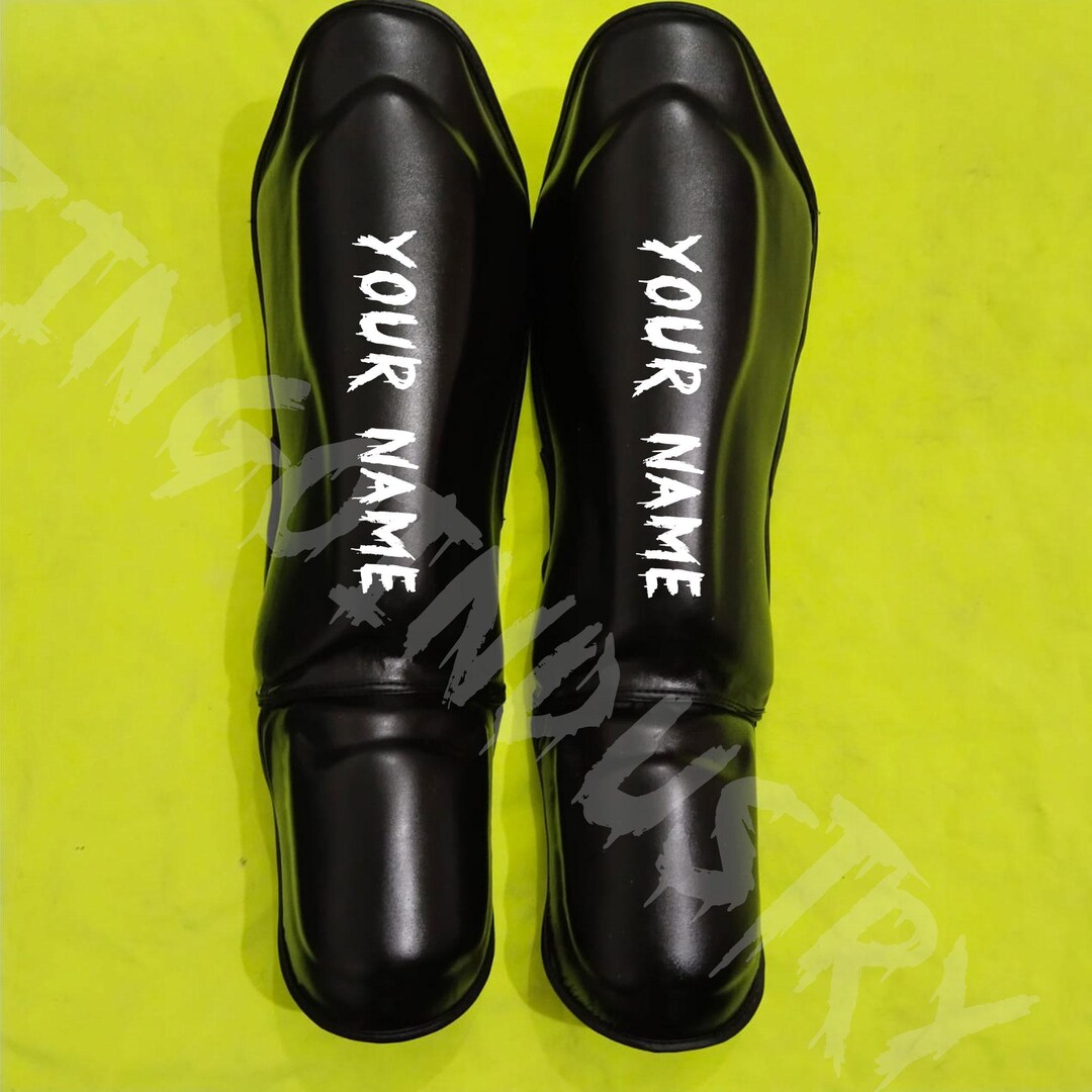 Boxing MMA Shin Guard/instep , Custom Shin Guard , Leather MMA Shin ...