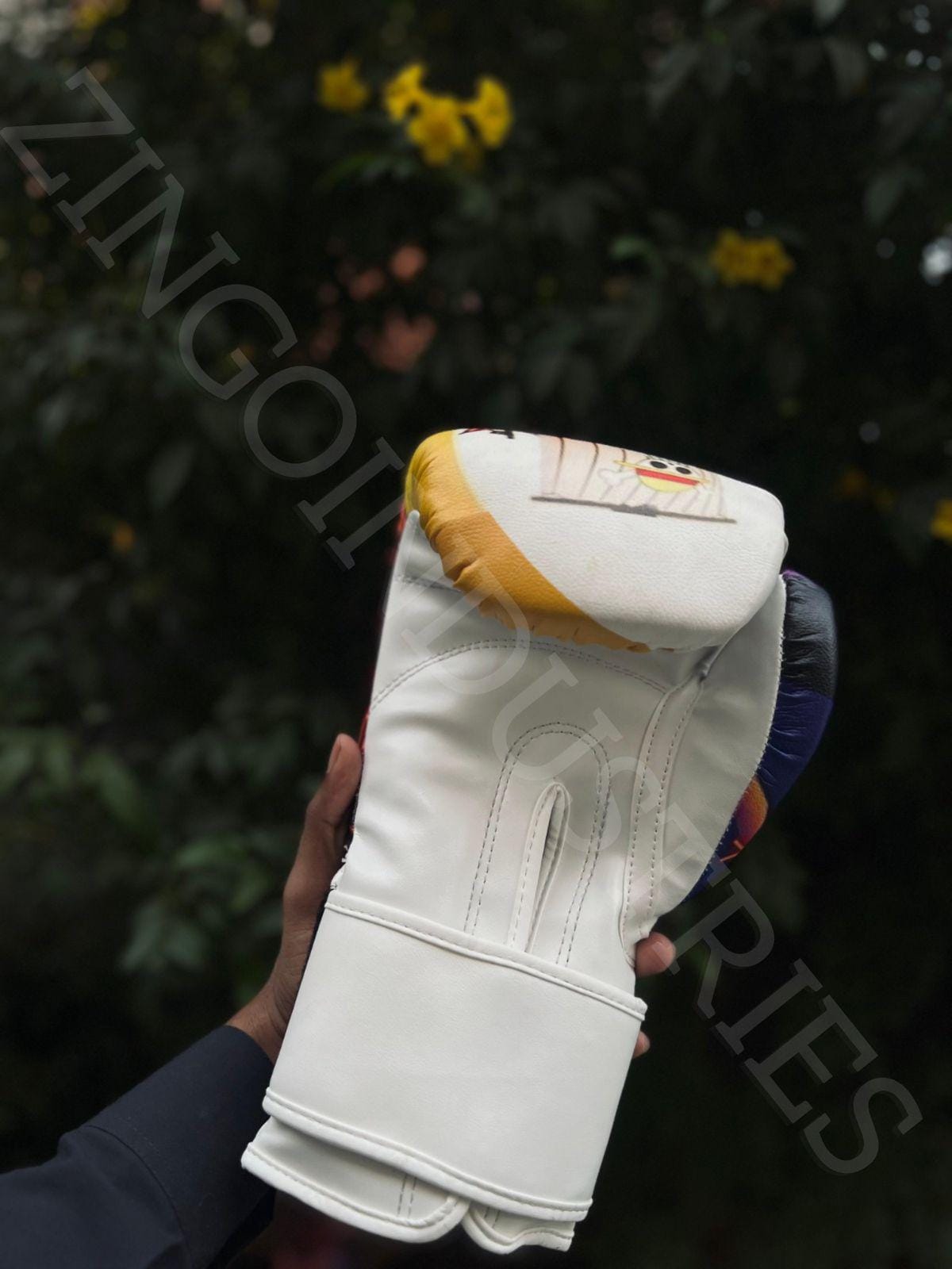 Custom Luffy Anime Boxing Gloves,anime-inspired Sports Equipment,one ...