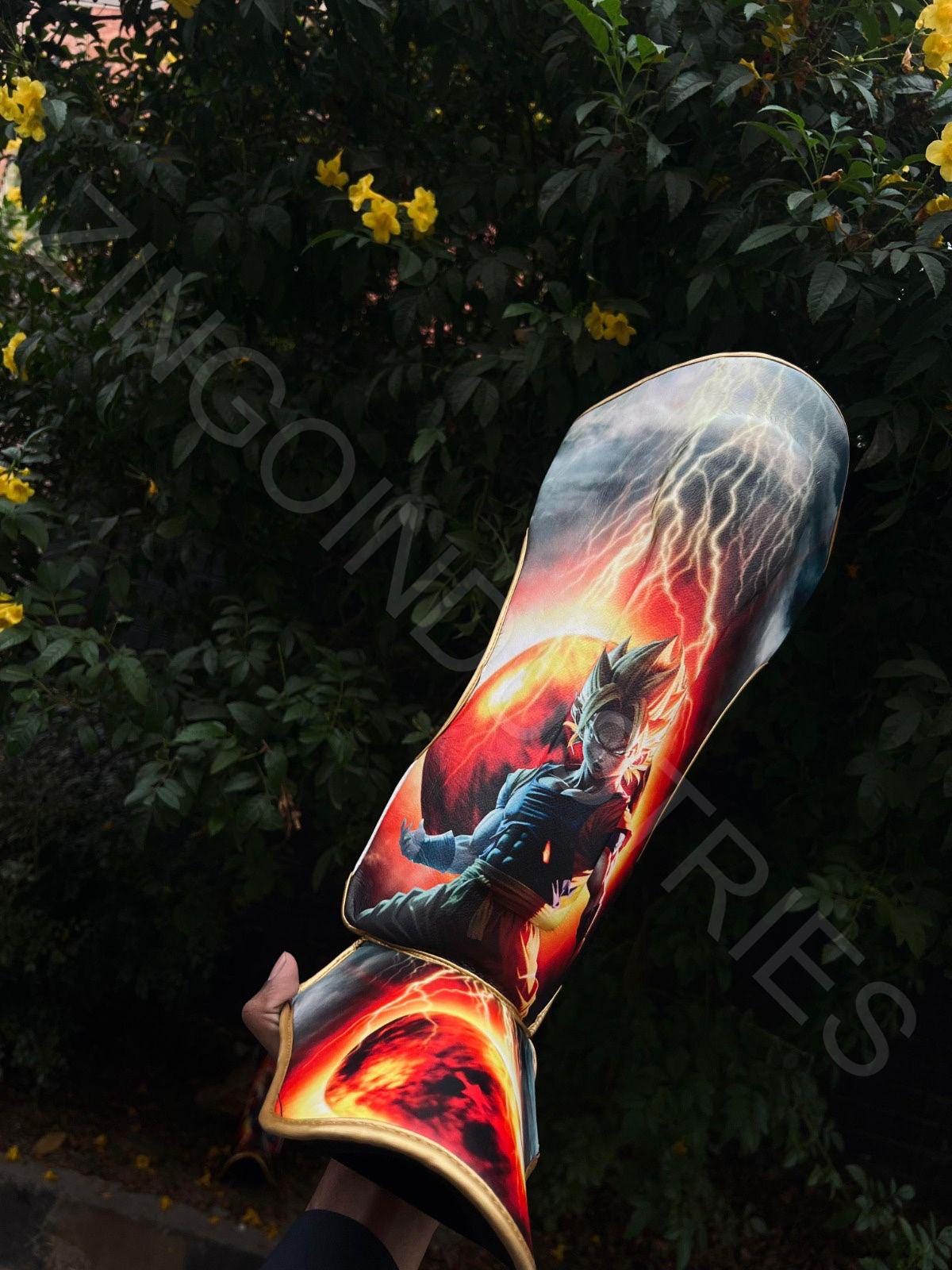 GOKU Anime Boxing MMA Shin Guard/instep , Custom Shin Guard , Muay Thai ...