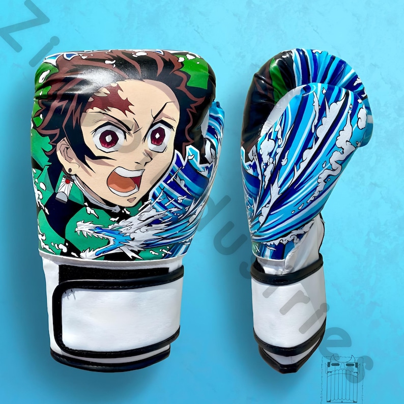 Demon Slayer Fan Boxing Gloves,limited Anime Sports Gear Gift, MMA ...