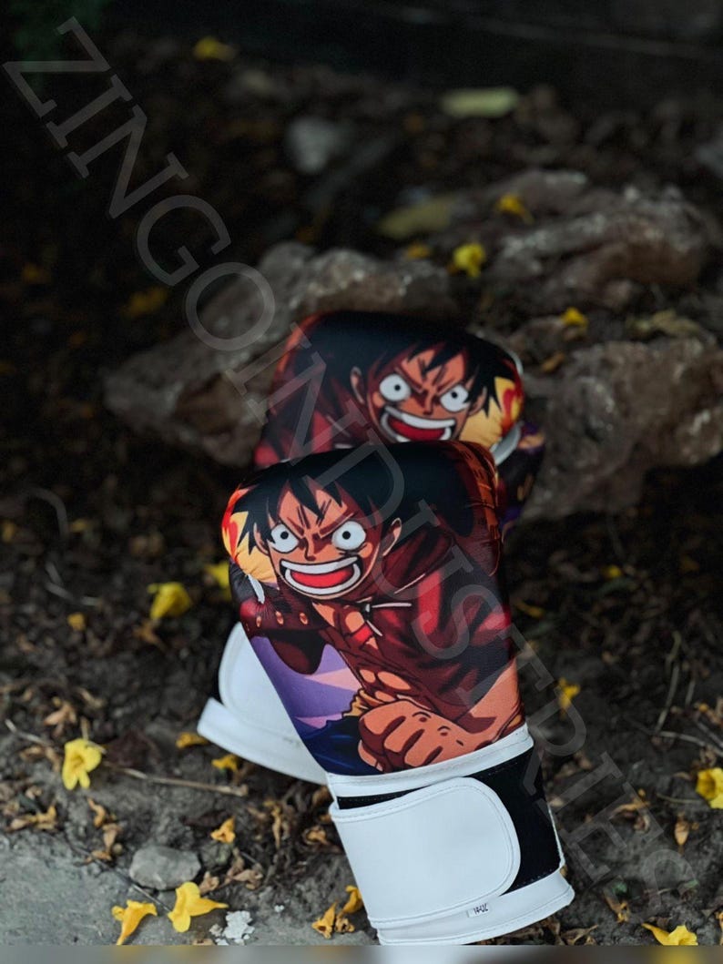 Anime Boxing Gloves,luffy Inspired Gear,one Piece Boxing Gloves,anime ...