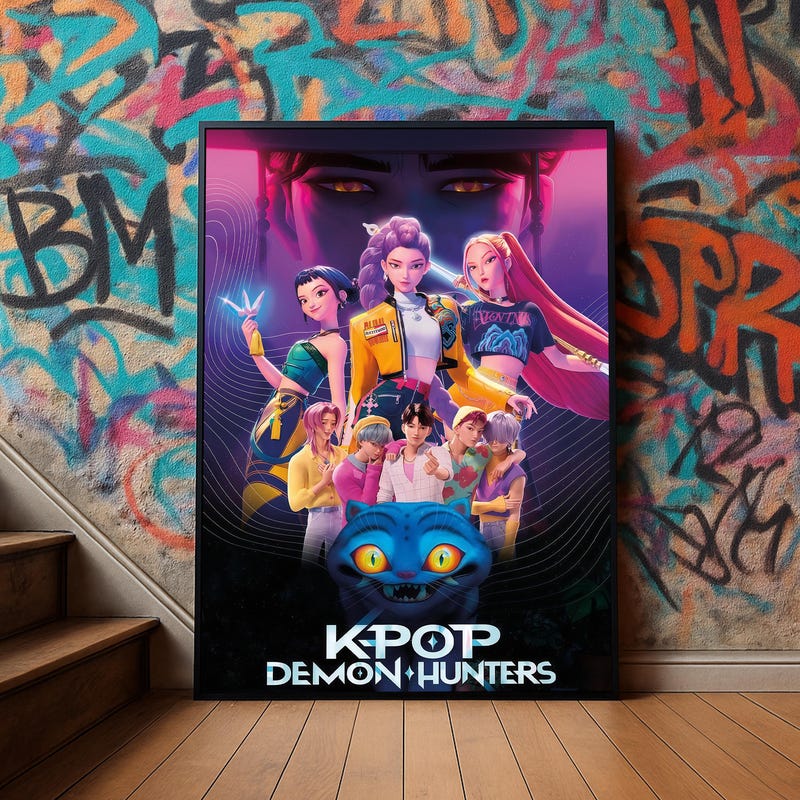 Poster kpop demon hunter - Etsy France