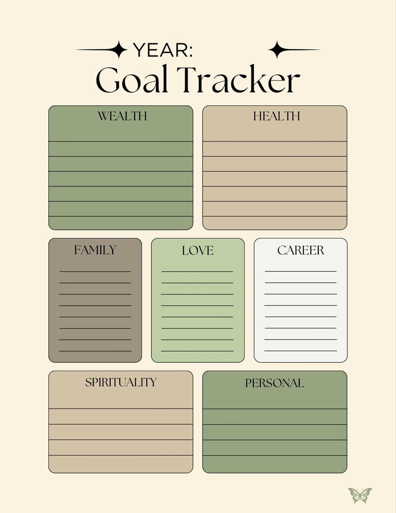Goal Planner - Etsy