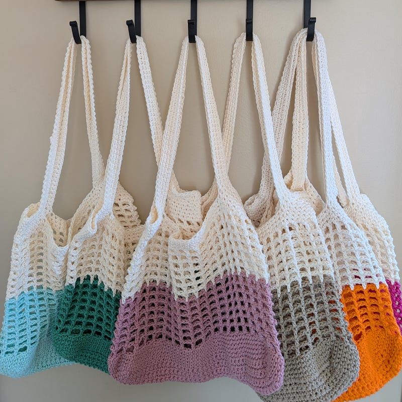 Crochet Market Bag - Etsy