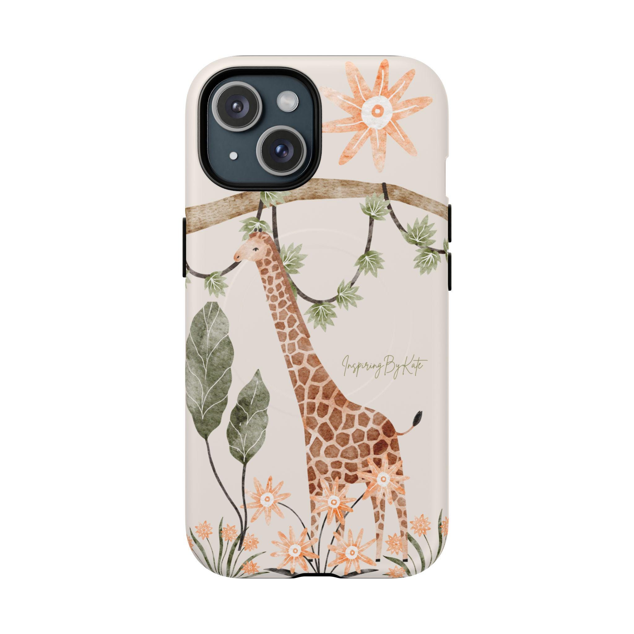 Giraffe Tough Magnetic Cases for iPhone 14 15 16, Jungle Safari Animal ...