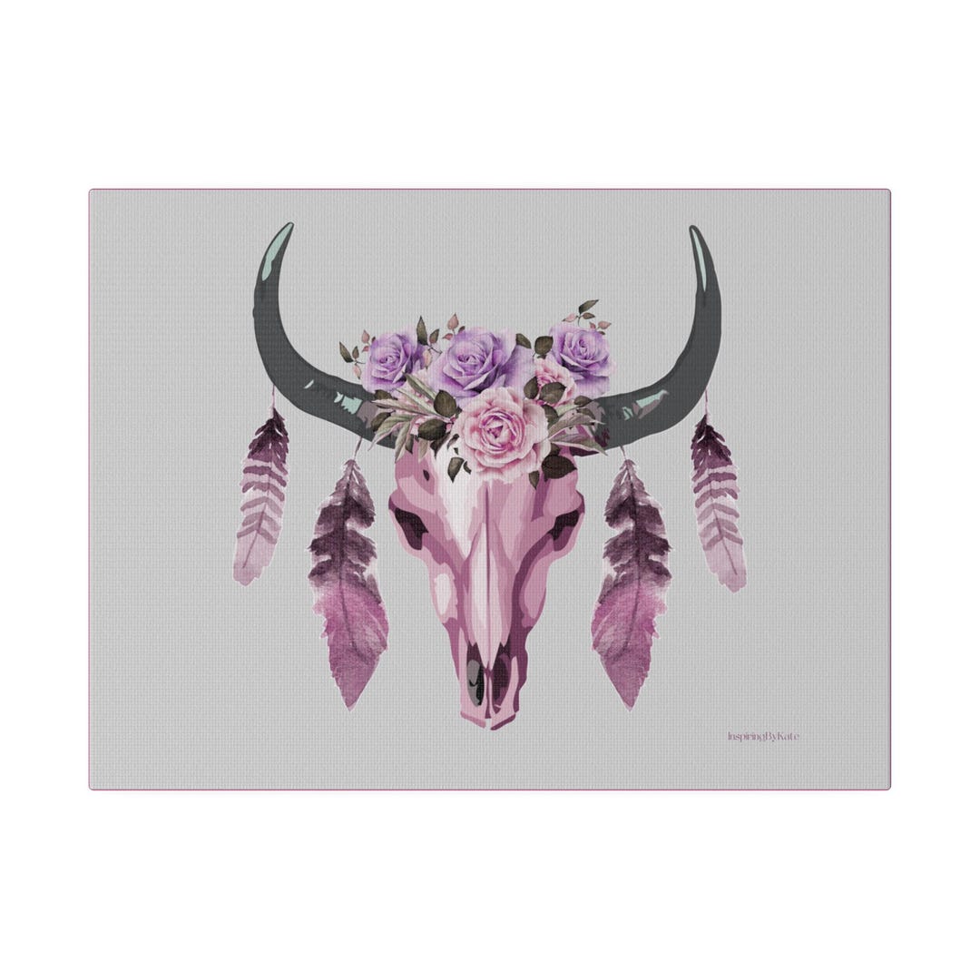 Stunning Horned Cow Matte Canvas, Stretched, 0.75 - Etsy