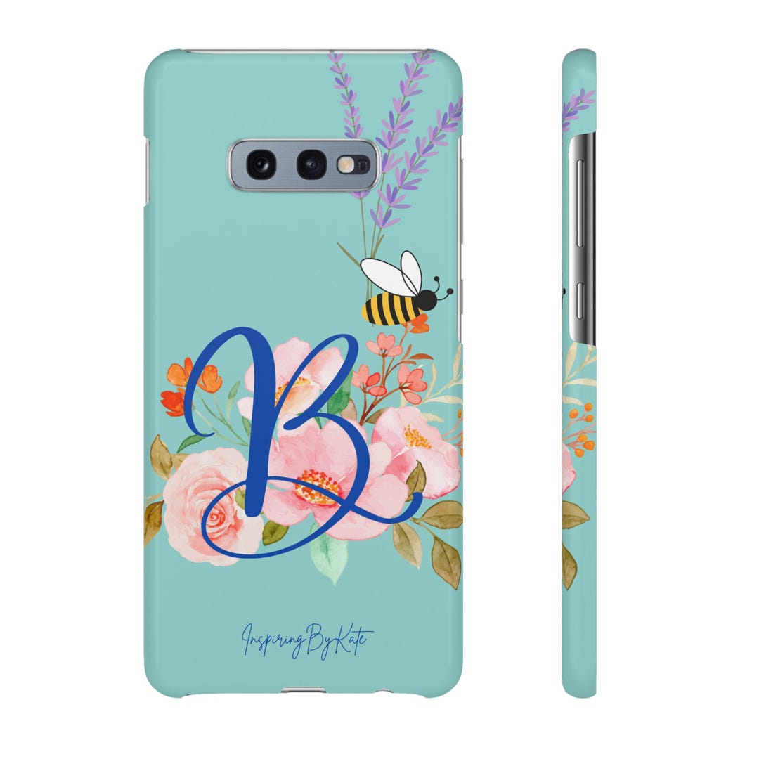 Monogram Letter B Phone Snap Cases, Personalized Phone Accessories ...