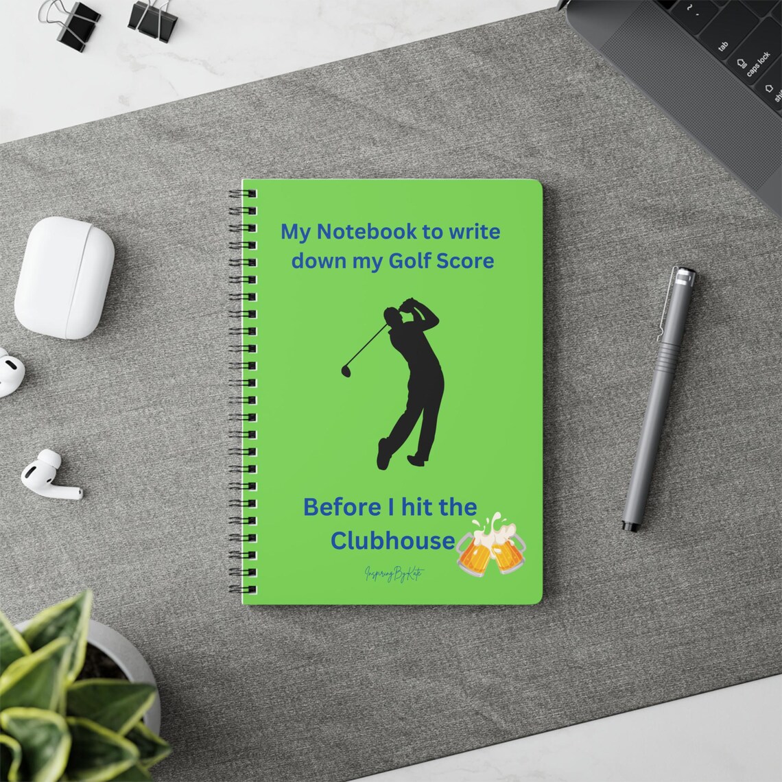Golf Score Tracker Journal, A5 Notebook for Clubhouse Visits, Golf ...