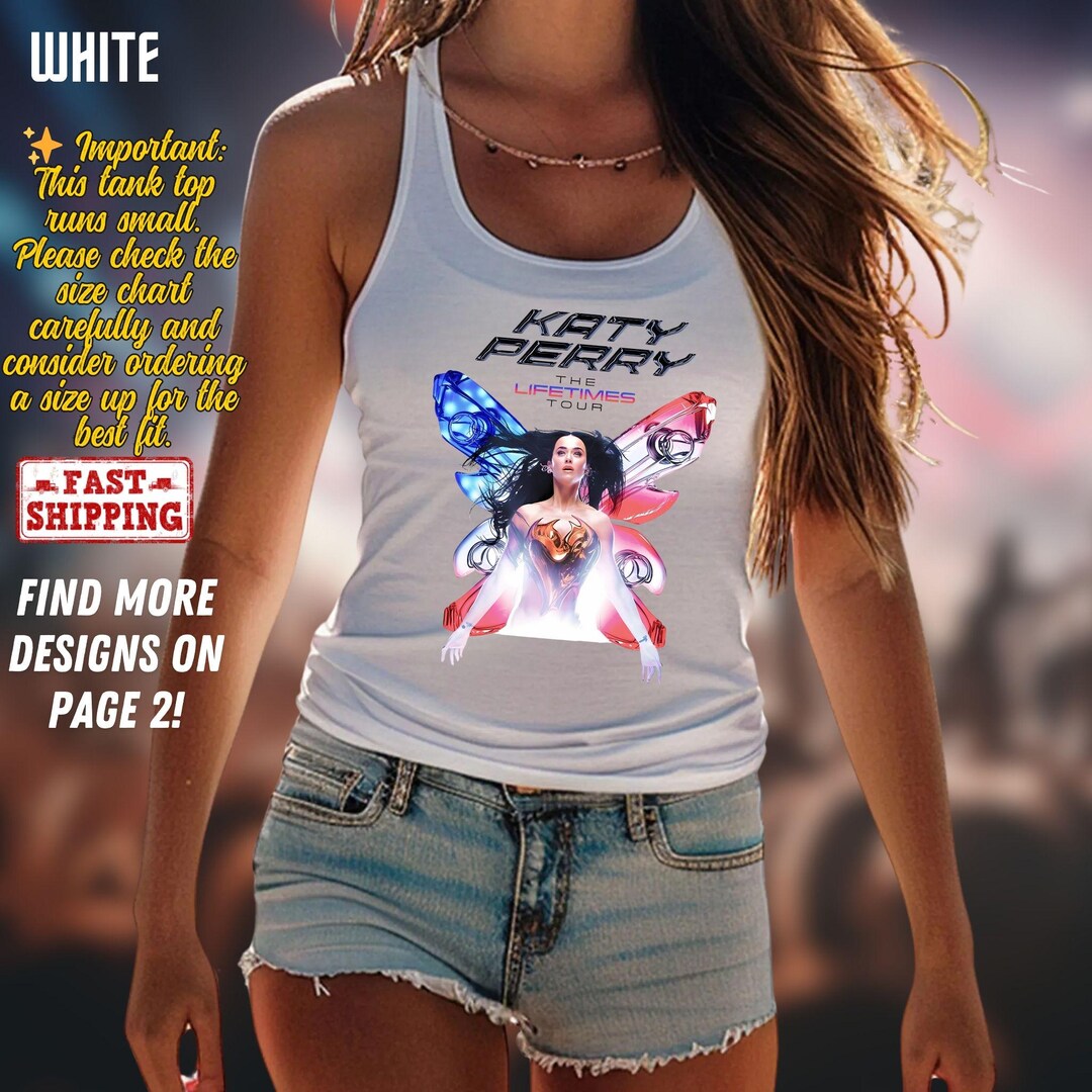 2025 Katy Perry the Lifetime Tour Tank Top, Katy Perry Tank Top, Katy ...