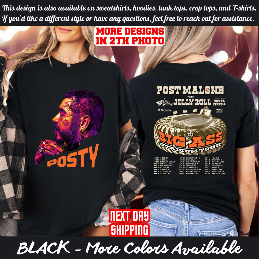 Comfort Colors Post Malone, Post Malone Losers Shirt, Post Malone Tour ...