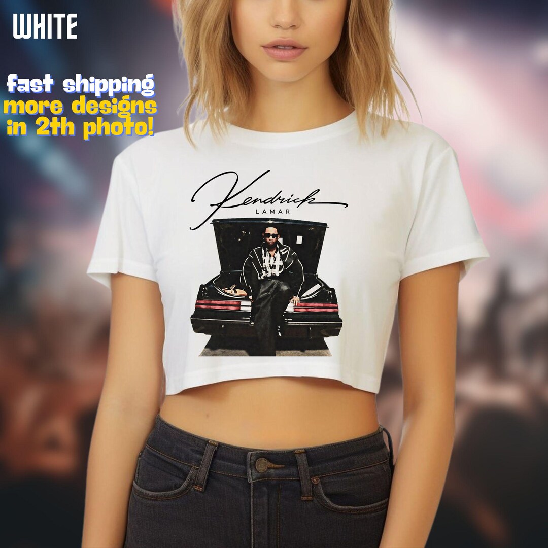 Kendrick Lamar Album Cover Crop Top, Kendrick Lamar GNX Album Crop Top ...