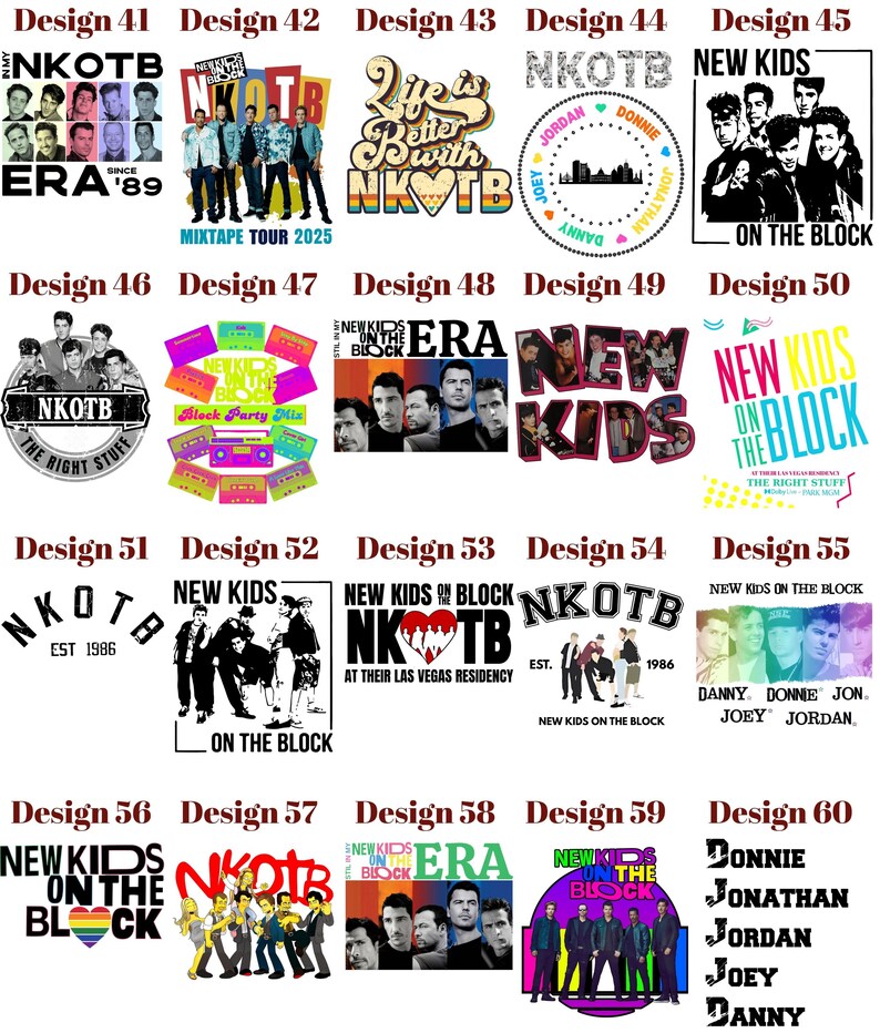 NKOTB the Right Stuff Tour 2025 T-shirt, New Kids on the Block Shirt ...