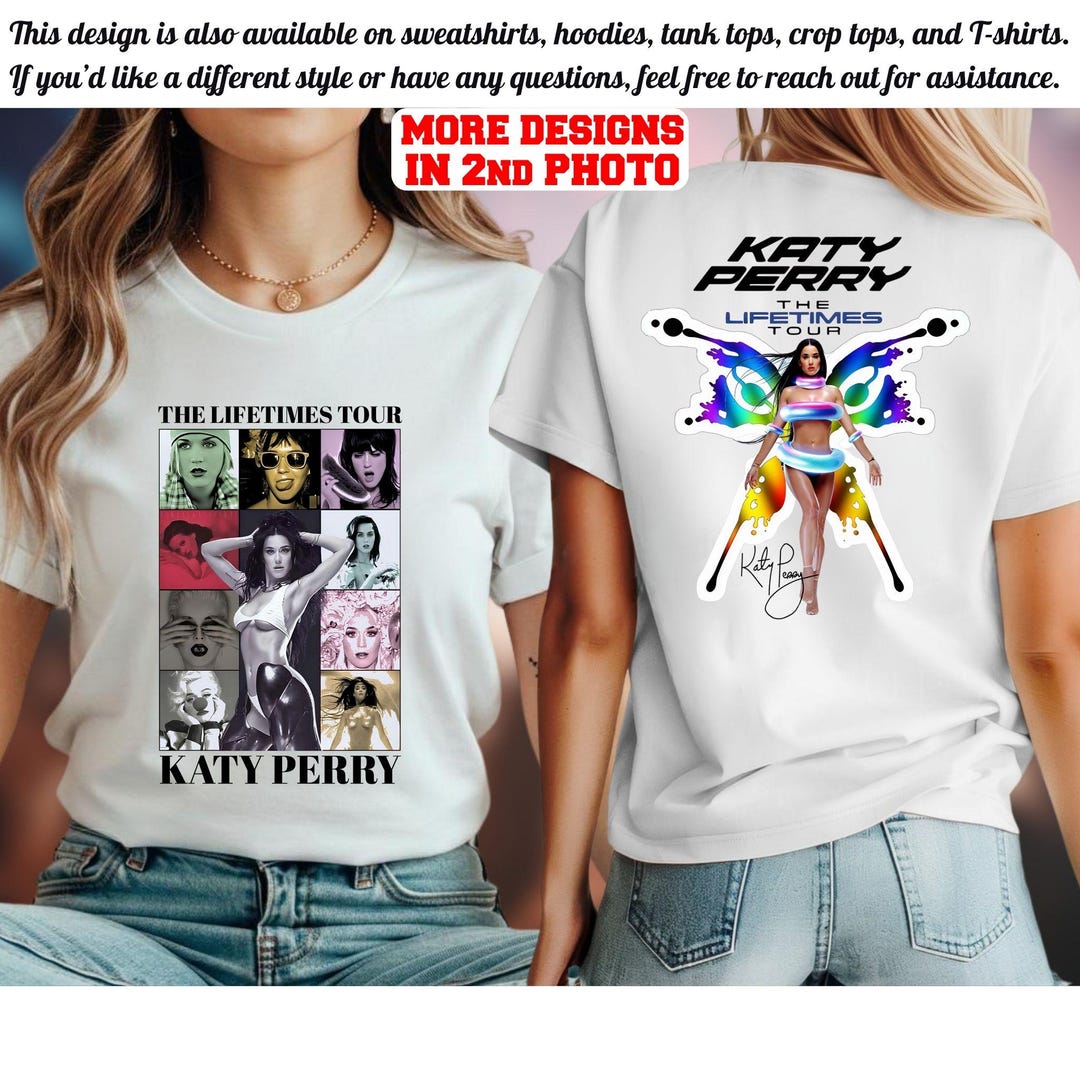 2025 Katy Perry the Lifetime Tour Shirt, Katy Perry Tee, Katy Perry Fan ...