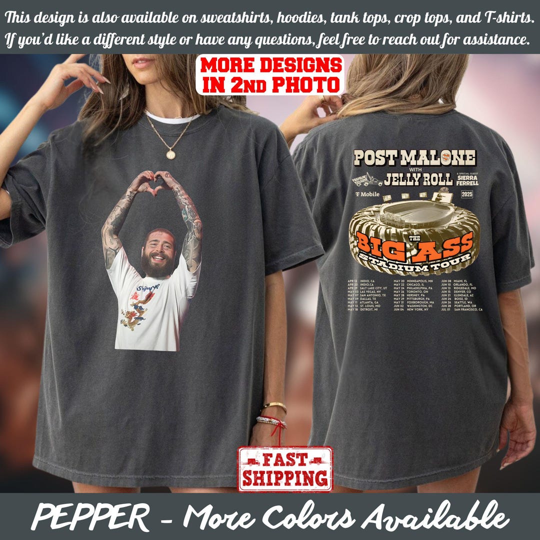 Comfort Colors Post Malone, Post Malone Losers Shirt, Post Malone Tour ...