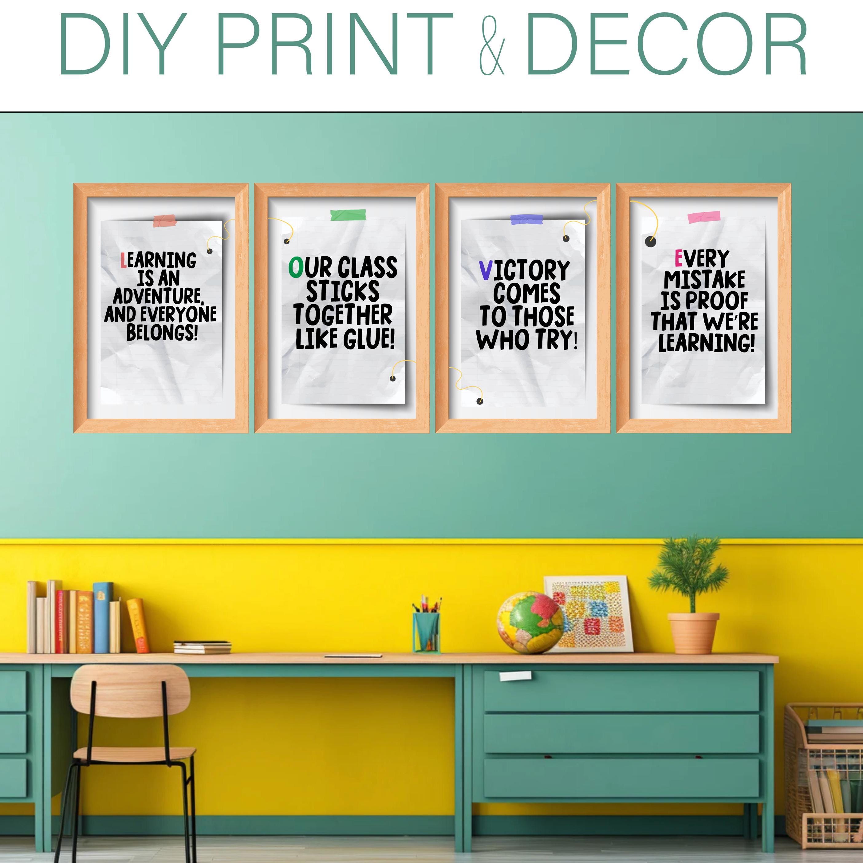 Editable Inspirational Classroom Posters | Printable Teacher Resources ...