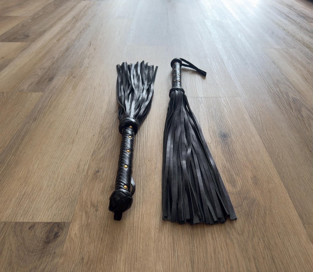 Genuine Leather Flogger Handmade Stingy Whip BDSM Kink Accessory Fetish ...