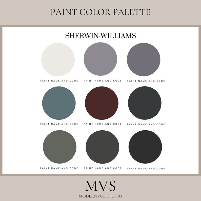 Home Paint Color Palette Gothic Collection Gothic Revival Paint Color ...