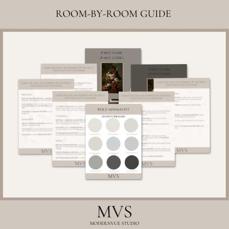 Home Paint Color Palette Minimalist Collection Bold Minimalist Paint ...