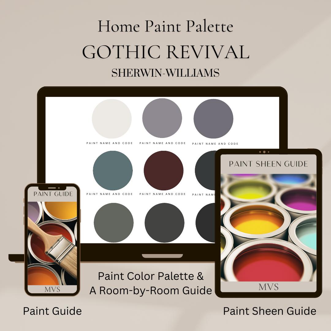 Home Paint Color Palette Gothic Collection Gothic Revival Paint Color ...