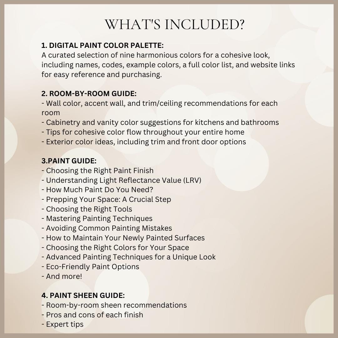Home Paint Color Palette Home Staging Collection Warm & Inviting Paint ...