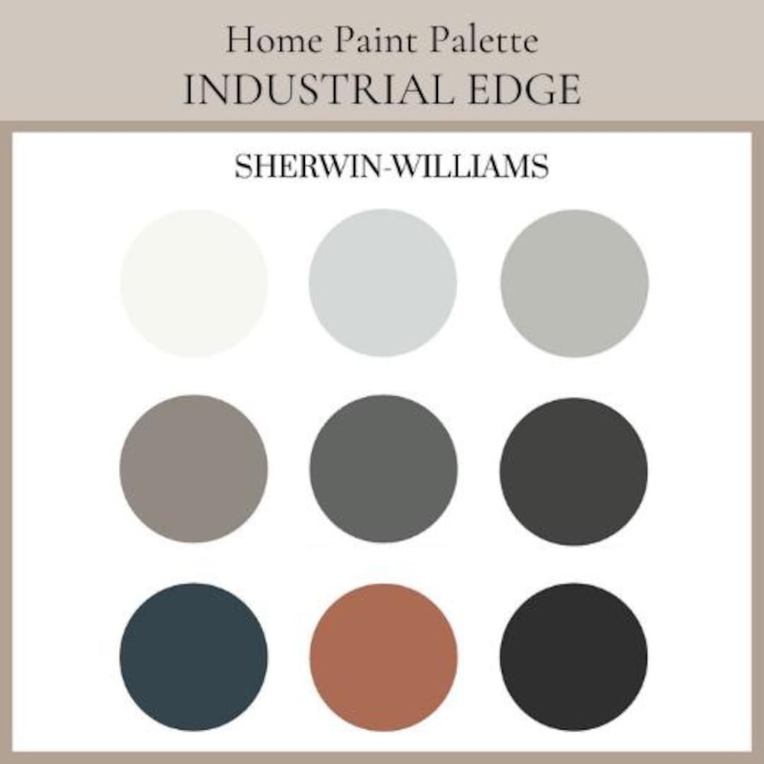 Home Paint Color Palette Industrial Collection Industrial Edge Paint ...