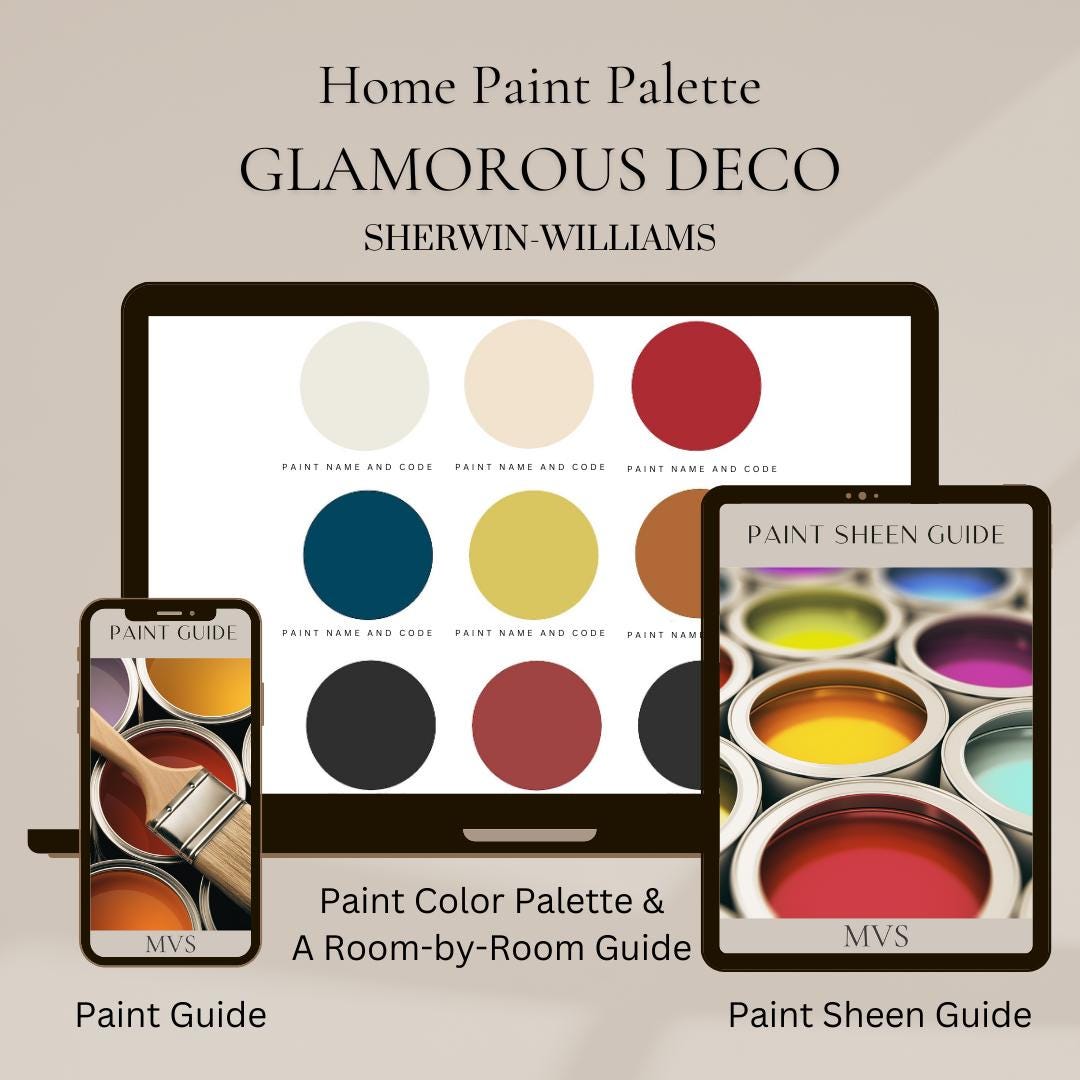Home Paint Color Palette Art Deco Collection Glamorous Deco Paint Color ...