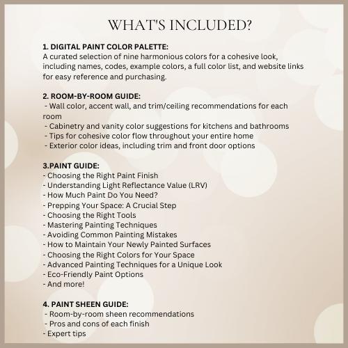Home Paint Color Palette Minimalist Collection Warm Minimalist Paint ...