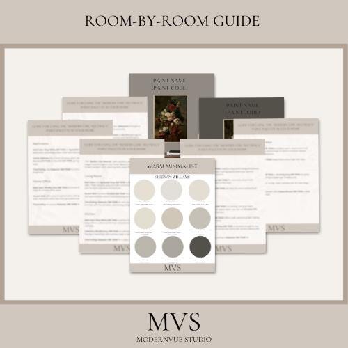 Home Paint Color Palette Minimalist Collection Warm Minimalist Paint ...