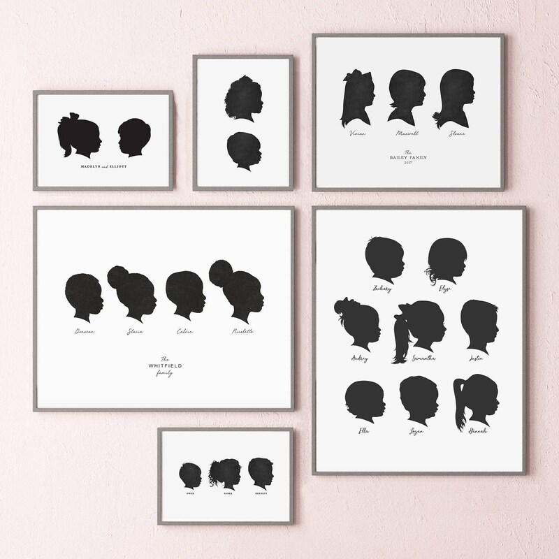 Silhouette Art - Etsy