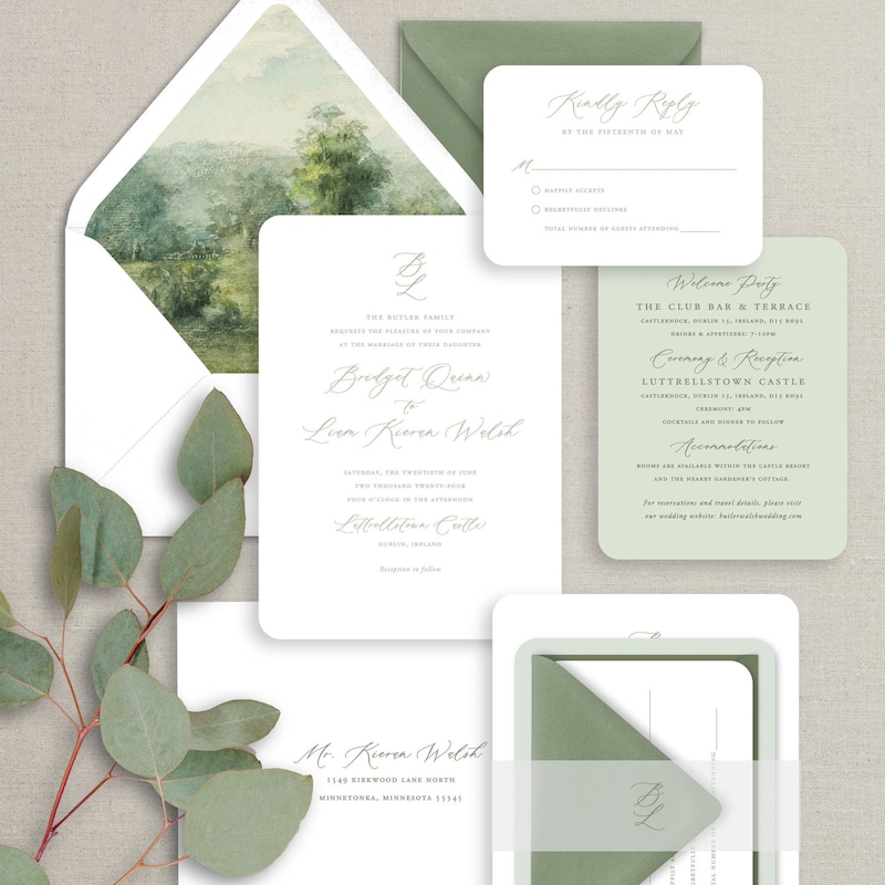 European Wedding Invitations - Etsy