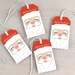 Cute Santa Claus Gift Tags, Christmas Gift Tags for Kids, Gift Tags for ...