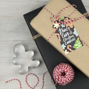 Christmas Cookie Gift Tags, Cookie Exchange Tags, Holiday Packaging ...